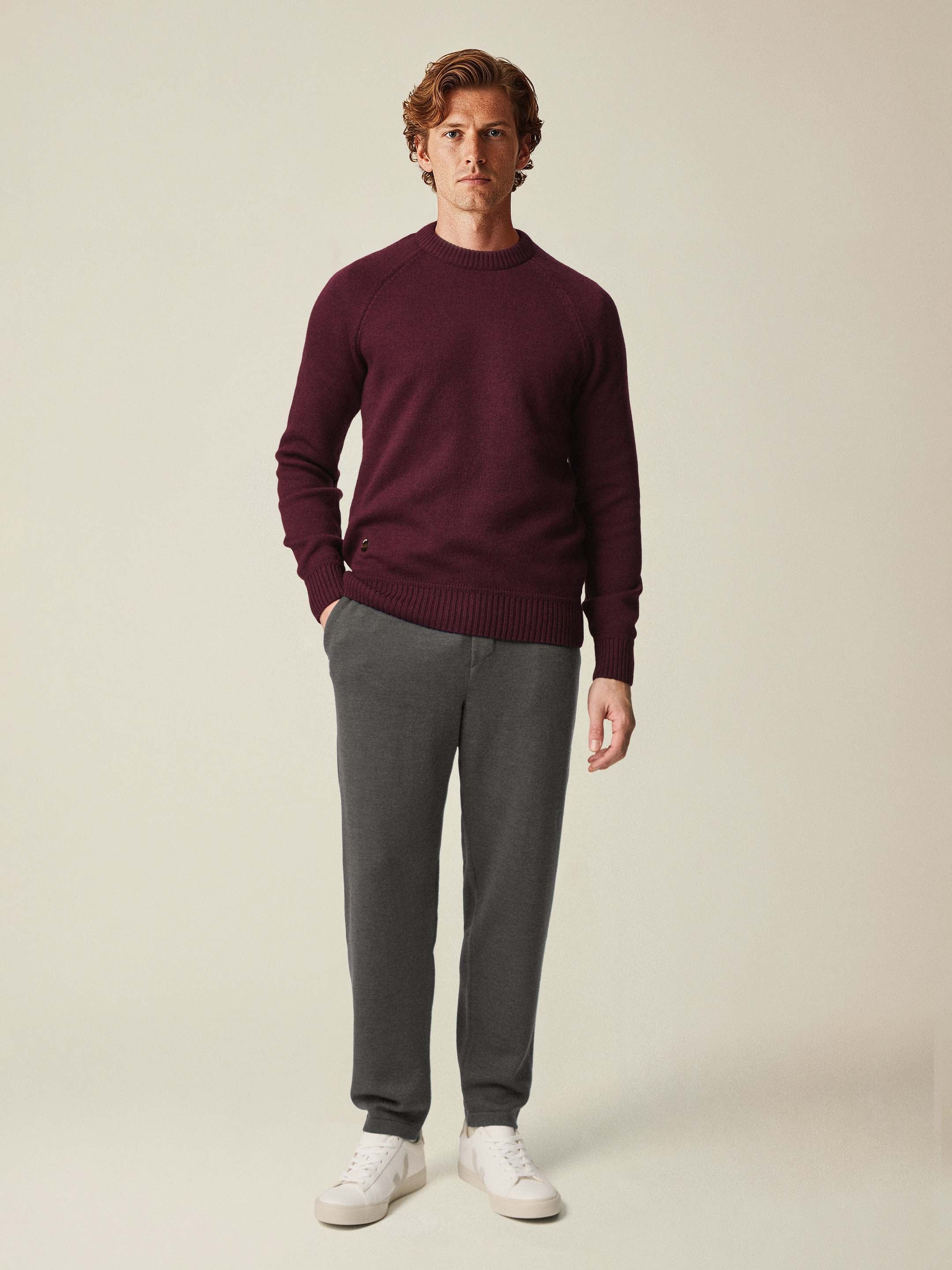 Slate Grey Merino Wool Flow Jogger - Unisex - Sheep Inc