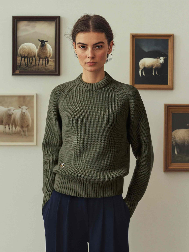 Women's Merino Wool Knitwear - Stain Resistant - Sheep Inc